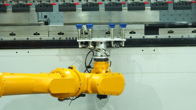 Robotic Arm for Sheet and Metal Industry Stock Image - Image of robot ...