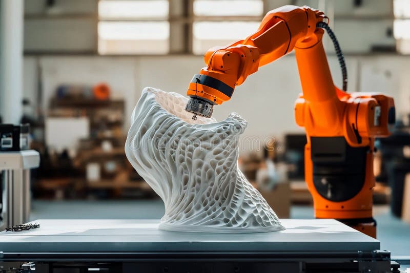 Robotic Arm Crafts Intricate Digital Sculpture in Real-time at an Art ...