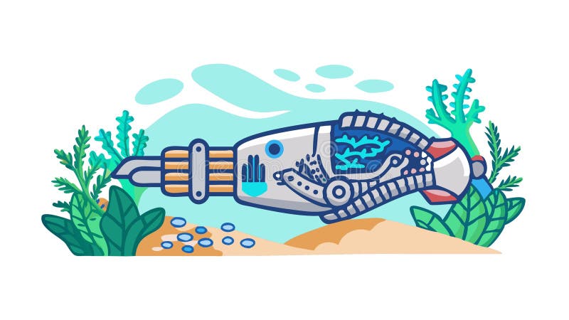 Robotic Arm with Visible Internal Mechanisms, Engineering Detail ...