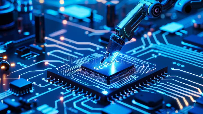 Robotic Arm Writing on Chip a Glimpse into Advanced Microelectronics ...