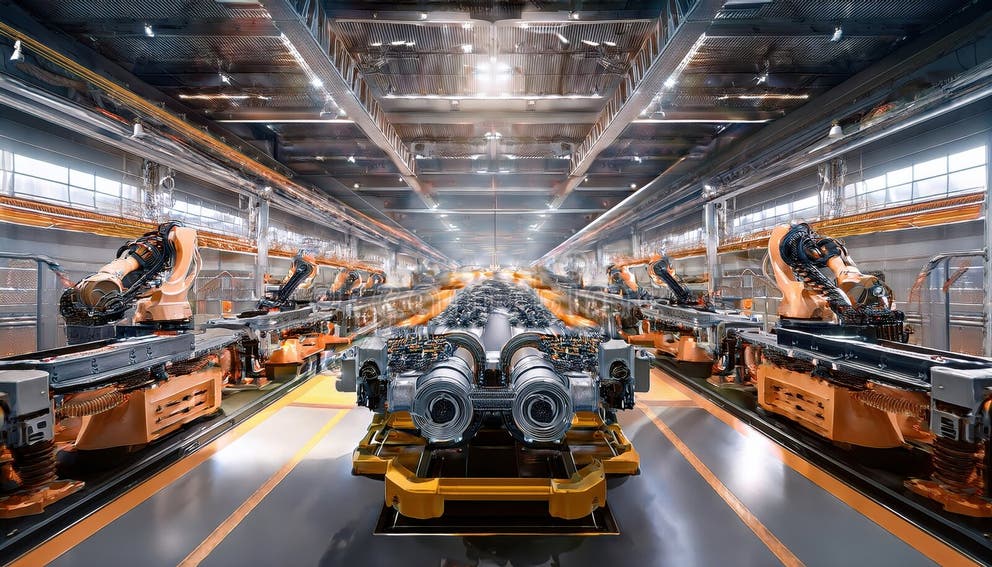 Innovative Robotic Systems Transform the Future Stock Image - Image of ...