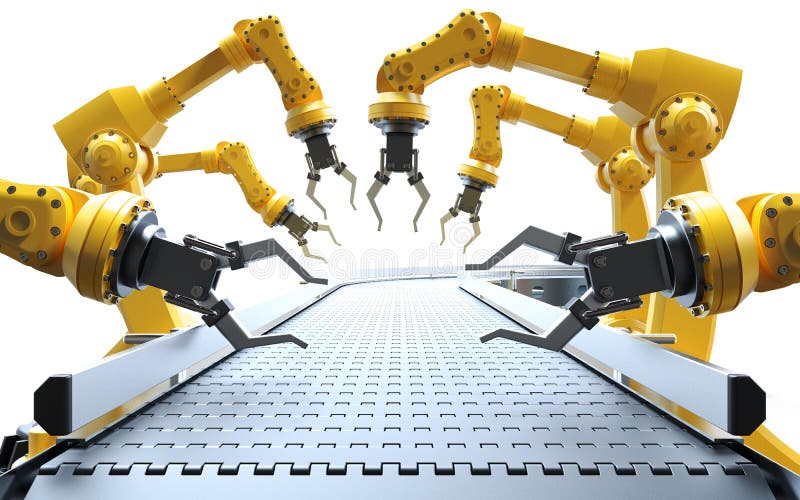 Set Of Robotic Arms, Hands. Vector Robot Icons Set. Stock Vector ... Set Of Robotic Arms, Hands. Vector Robot Icons Set. Stock Vector ...