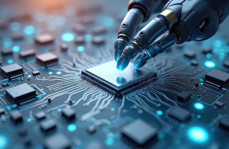 Semiconductor Manufacturing Process Stock Illustrations – 2,375 ...