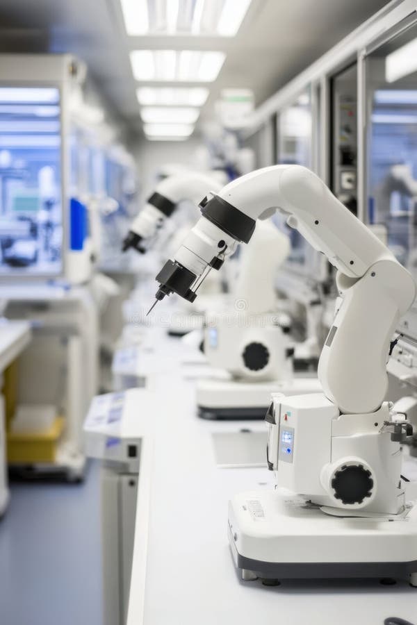 Robotic Arms in Modern Laboratory for Advanced Scientific Research ...