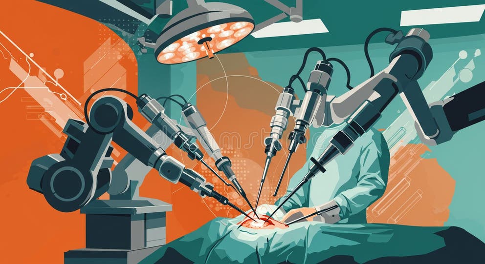 Robotic Arms Perform Surgery, Equipped with Multiple Precision ...