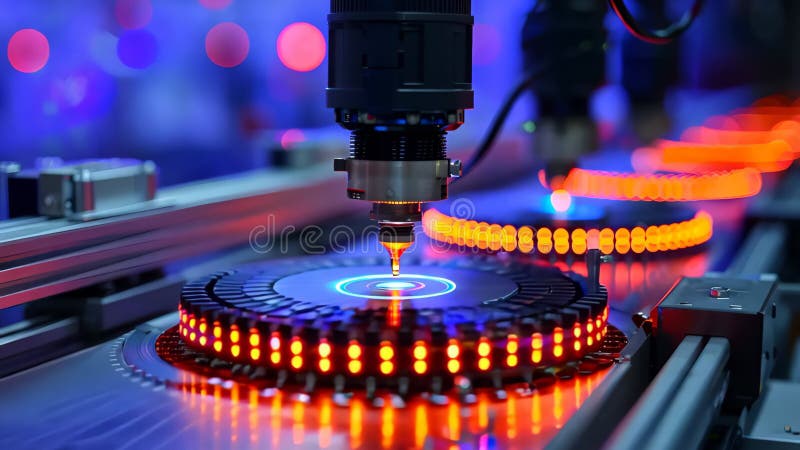 Robotic Arms in Semiconductor Chip Manufacturing Stock Video - Video of ...