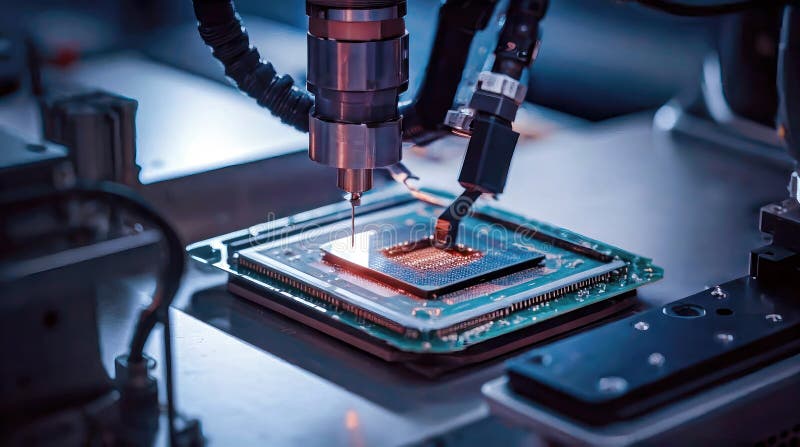 Robotic Arms in Semiconductors and Computer Manufacturing, Building Ai ...