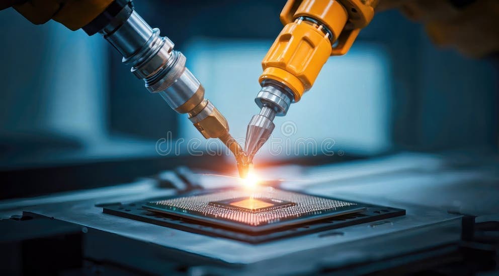 Robotic Arms in Semiconductors and Computer Manufacturing, Building Ai ...