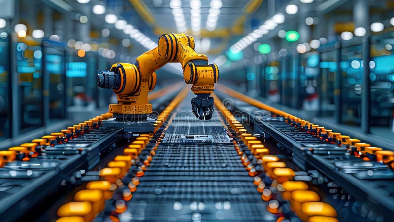 Robotic Arms Working on a Factory Conveyor Belt Stock Video - Video of ... Robotic Arms Working on a Factory Conveyor Belt Stock Video - Video of ...