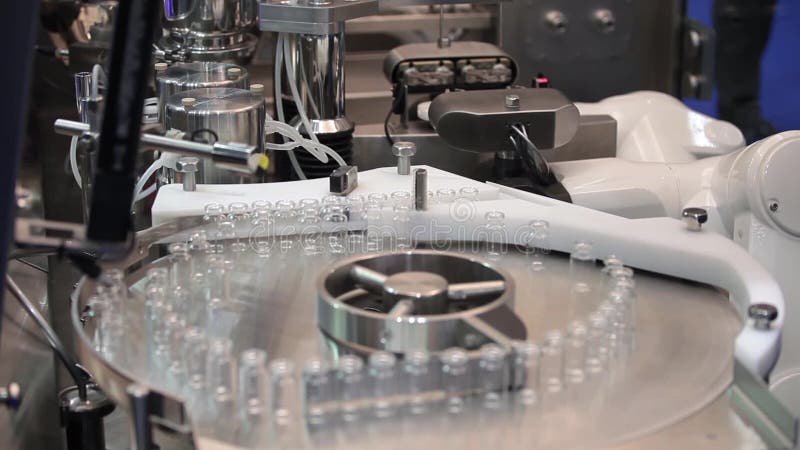 Robotic Asepting Compounding System Stock Footage - Video of check ...