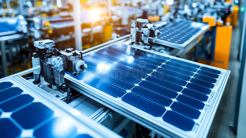 Robotic Assembly in Solar Panel Manufacturing Facility with Advanced ...