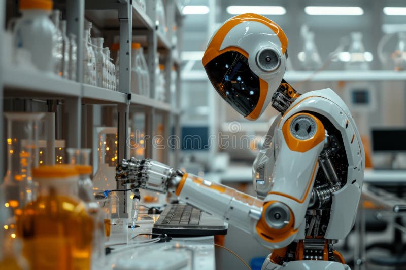 A Robotic Assistant Aiding a Scientist in a High-tech Laboratory ...