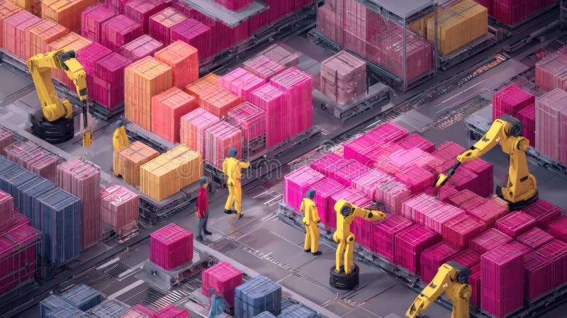 Robotic Automation in a Modern Warehouse for Efficient Inventory ...