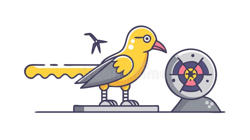 Robotic Bird Surveillance, Automated Observation, Vector Design ...