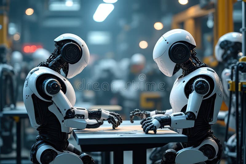 Robotic Breakthroughs stock illustration. Illustration of tasks - 375309672