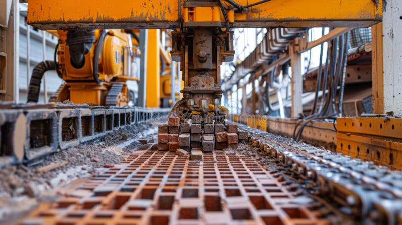 A Robotic Bricklayer Effortlessly Layers Bricks on Top of Each Other ...