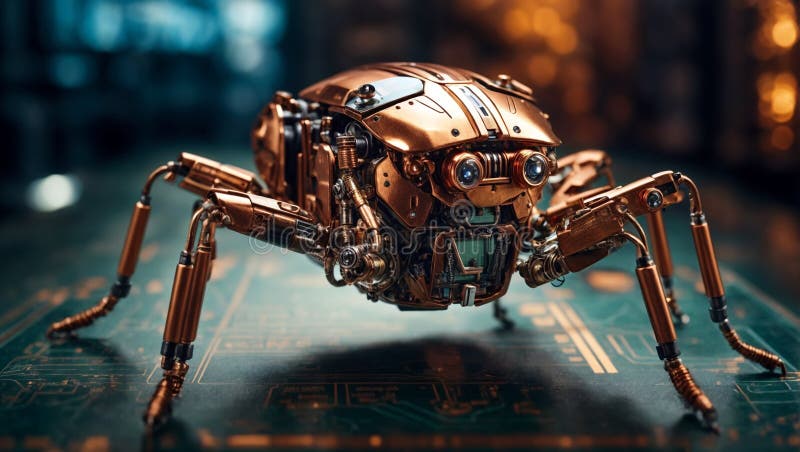 Robot Bug. Future and Technology Concept. Stock Illustration ...