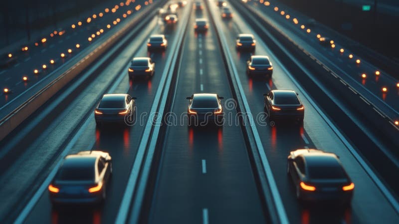 Robotic Cars on Synchronized Highway, Perfect Autopilot and Tech ...