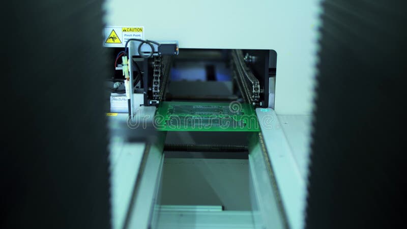 Robotic Chip Manufacturing. Automatic Electronic Soldering of ...