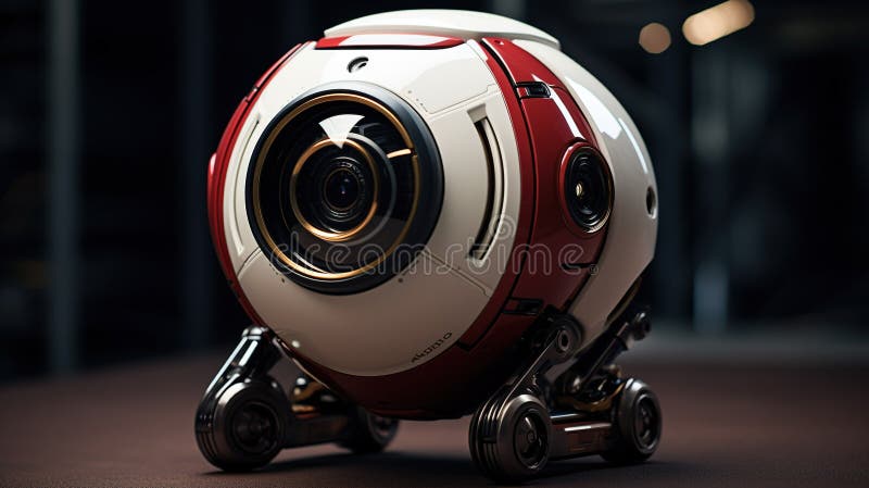 A Robotic Companion Designed with Intricate Details, Showcasing Its ...