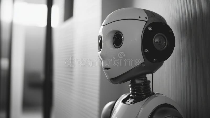 Robotic Companion stock photo. Image of machinery, science - 361836084