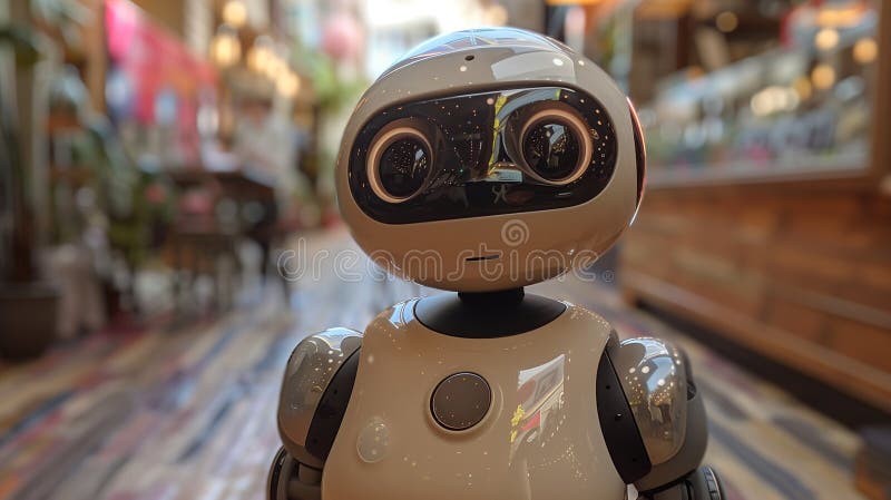 Robotic Companion: Tiny Baby Robot, Animated Model of Mechanical Marvel ...