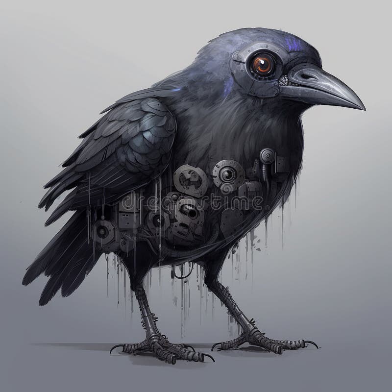 Robotic Crow Stock Illustrations – 40 Robotic Crow Stock Illustrations ...