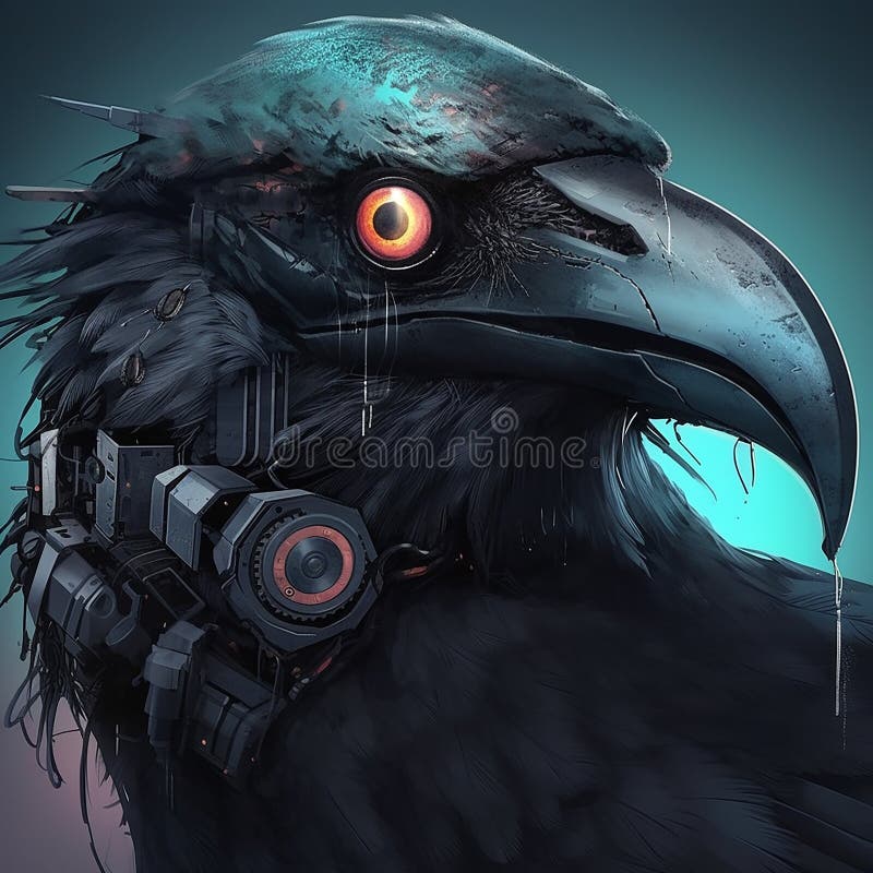 Robotic Crow Stock Illustrations – 40 Robotic Crow Stock Illustrations ...