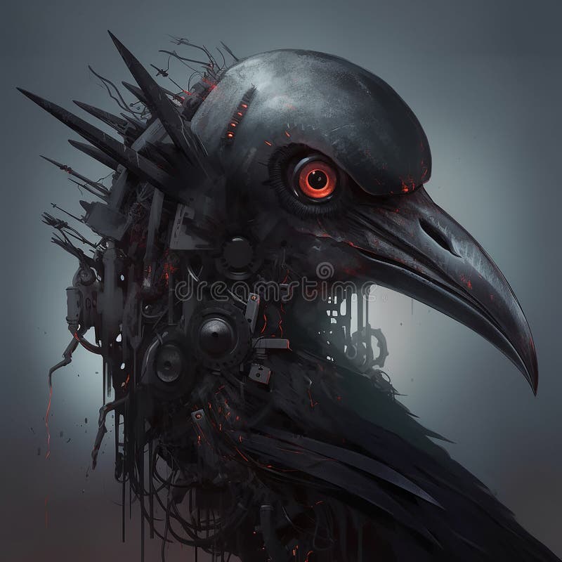 Robotic Crow Stock Illustrations – 40 Robotic Crow Stock Illustrations ...