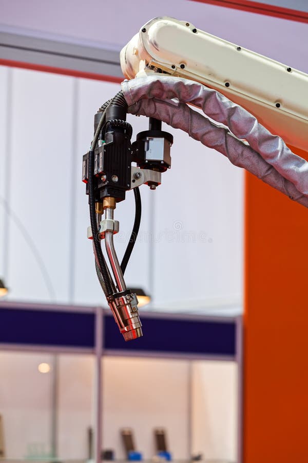 Robotic cutting machine stock photo. Image of factory - 75285316