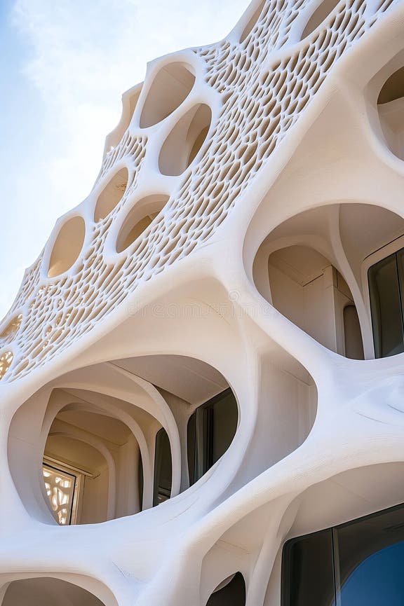 Robotic 3D Printer Creating a Parametric Architectural Facade with ...