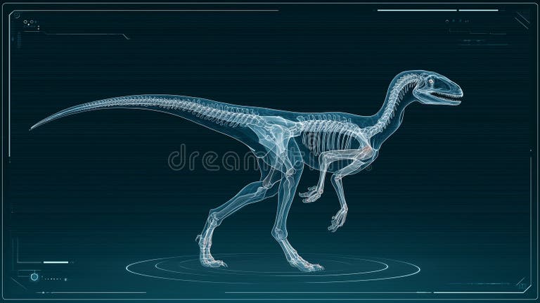 A Robotic Dinosaur Model Showcases Advanced Tech and a Translucent ...