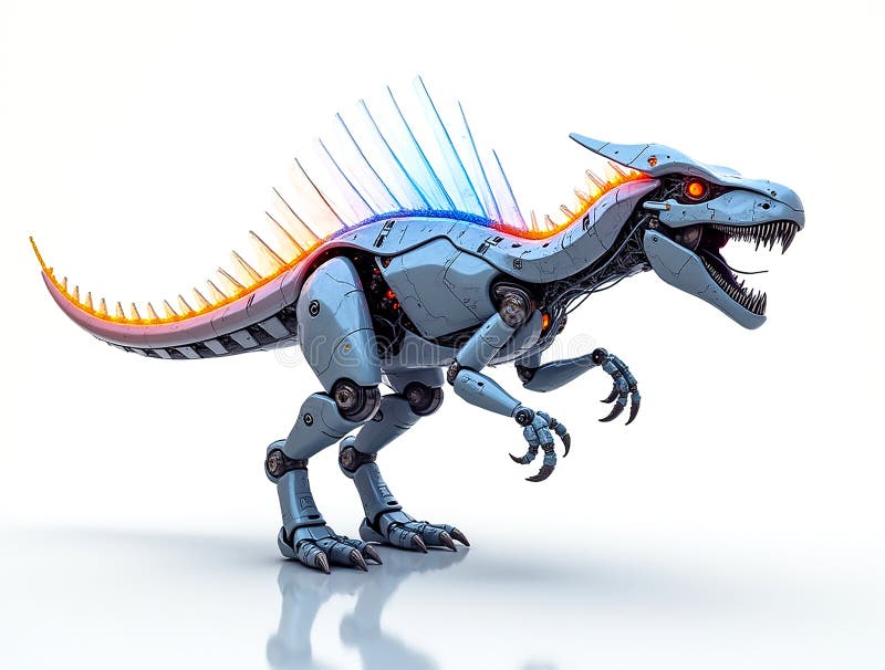 A Robotic Dinosaur Model Showcases an Impressive Design with ...