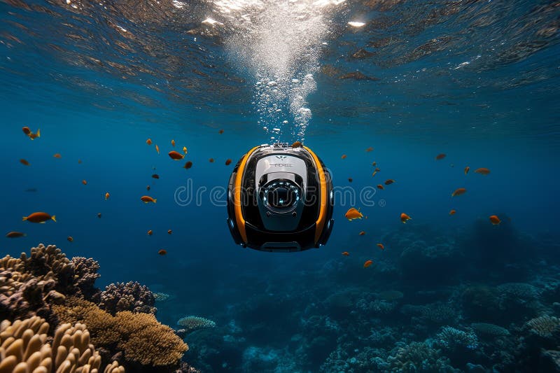 A Robotic Exoskeleton Designed for Underwater Exploration, Shown Diving ...