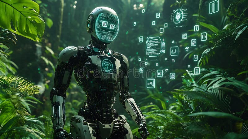 Robotic Explorer Traversing Bioluminescent Jungle with Data ...