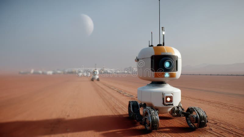 Exploring a Distant Planet with Robotic Explorers on a Vast Reddish ...