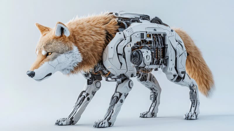 A Robotic Fox Hybrid Merging Technology with Wildlife, Showcasing ...