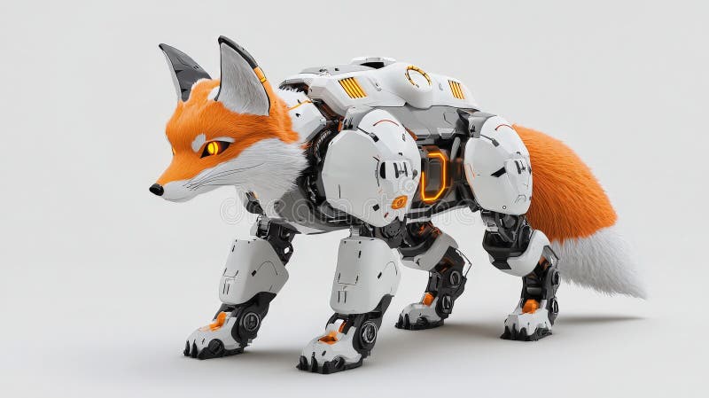 A Robotic Fox Showcasing Advanced Design and Technology Innovations in ...