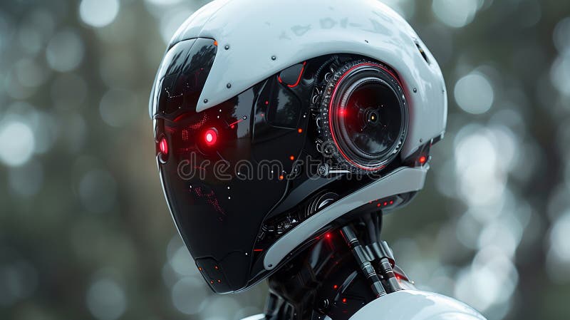 Robotic Future: Futuristic Android Model, Advanced Technological ...