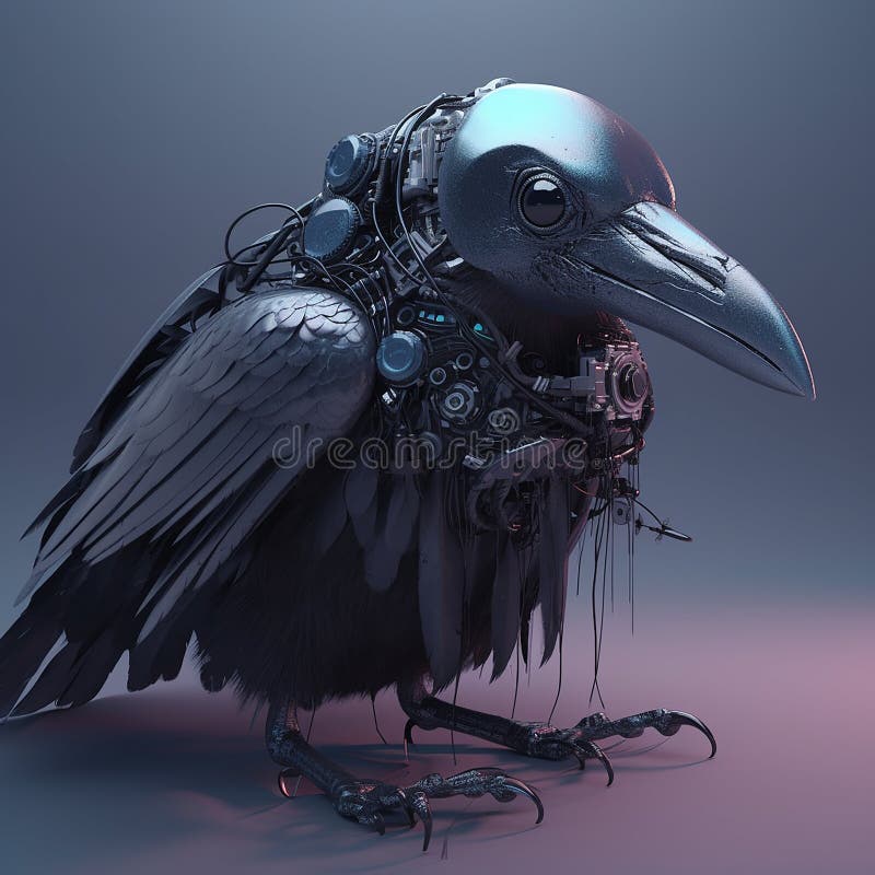 Robotic Crow Stock Illustrations – 84 Robotic Crow Stock Illustrations ...