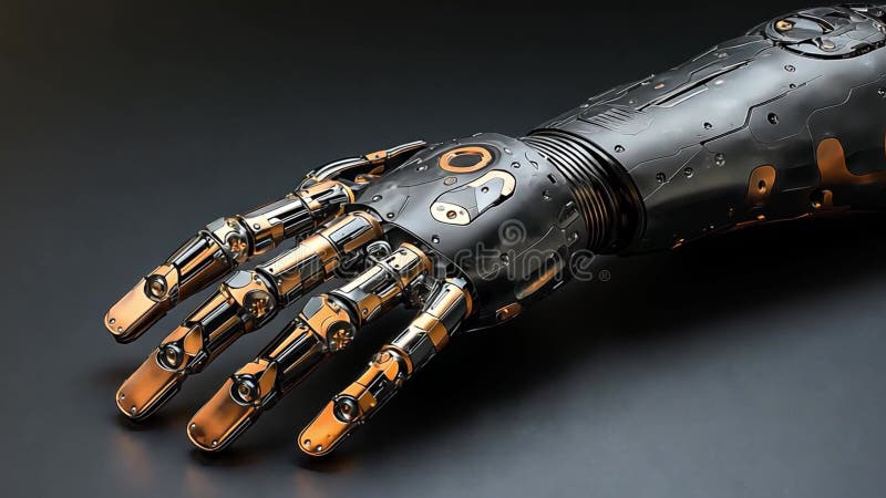 The Robotic Hand Features Advanced Mechanics and a Sleek Aesthetic ...
