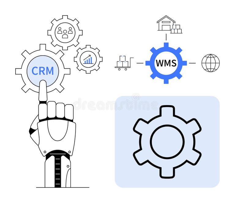 Crm Process Automation Stock Illustrations – 1,730 Crm Process ...