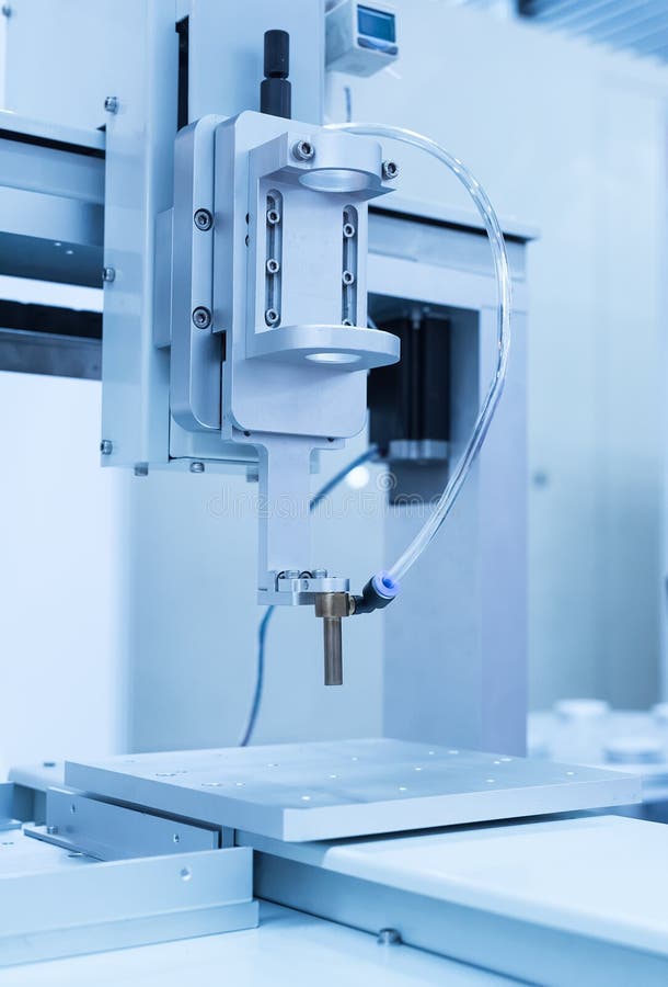 Robotic Hand Machine Tool at Factory Stock Image - Image of path, lathe ...