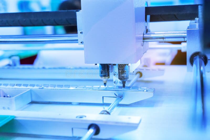 Robotic Hand Machine Tool at Factory Stock Image - Image of automated ...