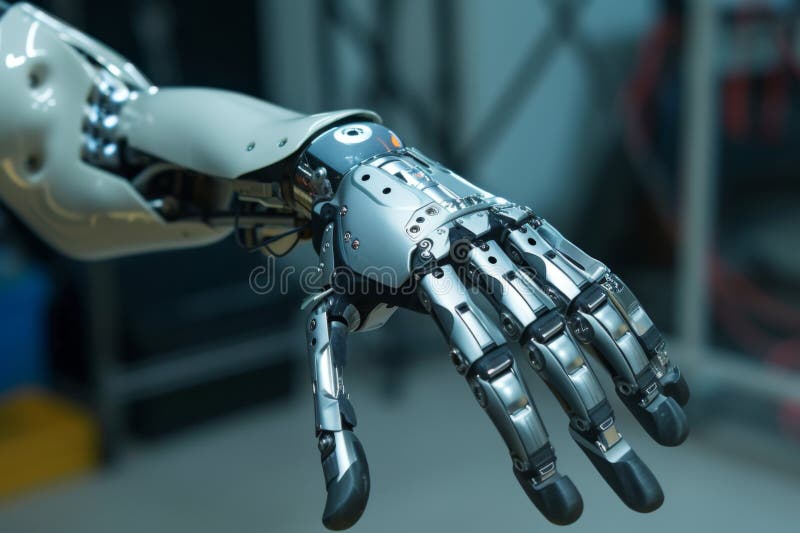 Robotic Hand Prosthesis Technology. High-tech Robotic Hand Prosthesis ...