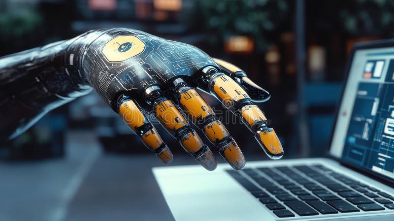 Robotic Hand Reaching for Laptop: Exploring the Future of Technology ...
