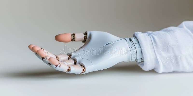 Robotic Hand Reaching Out, Symbolizing Technology and Innovation Stock ...