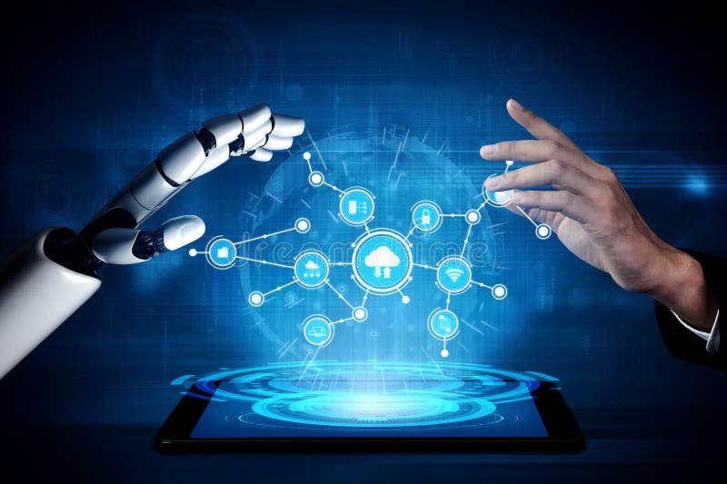 Robotic Hand Reaching Towards Human Hand Over a Digital Interface Representing Artificial ...