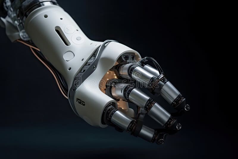 Robotic Hand, with Safety Features and Systems, Gripping Screwdriver ...