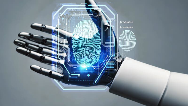 Robotic Hand Scanning a Digital Fingerprint Using Futuristic Interface ...
